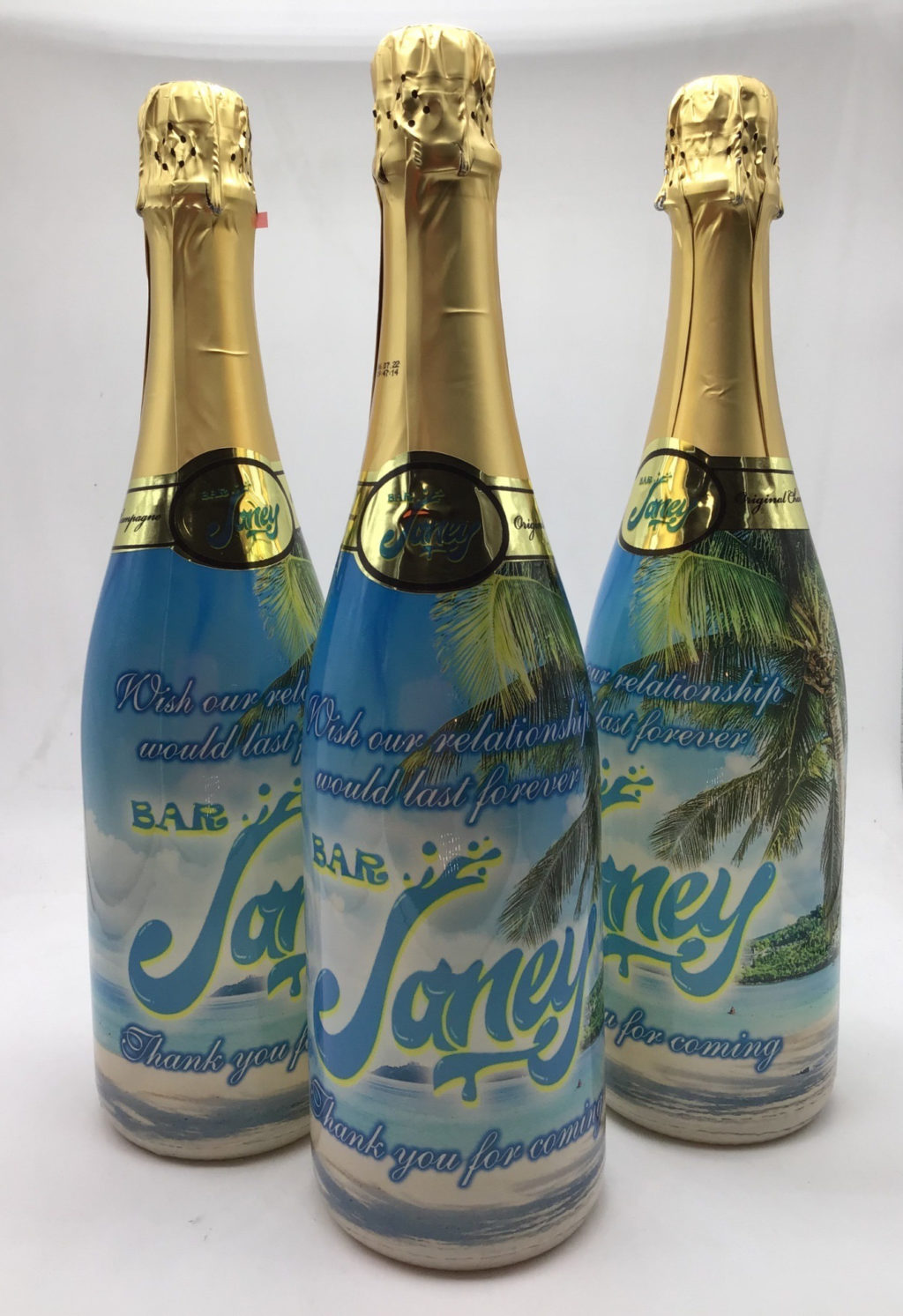 「Bar Janey」様のオリジナルシャンパン | オリシャン工房