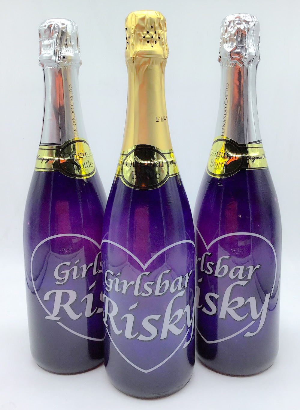 「Girls Bar Risky」様のオリジナルシャンパン | オリシャン工房